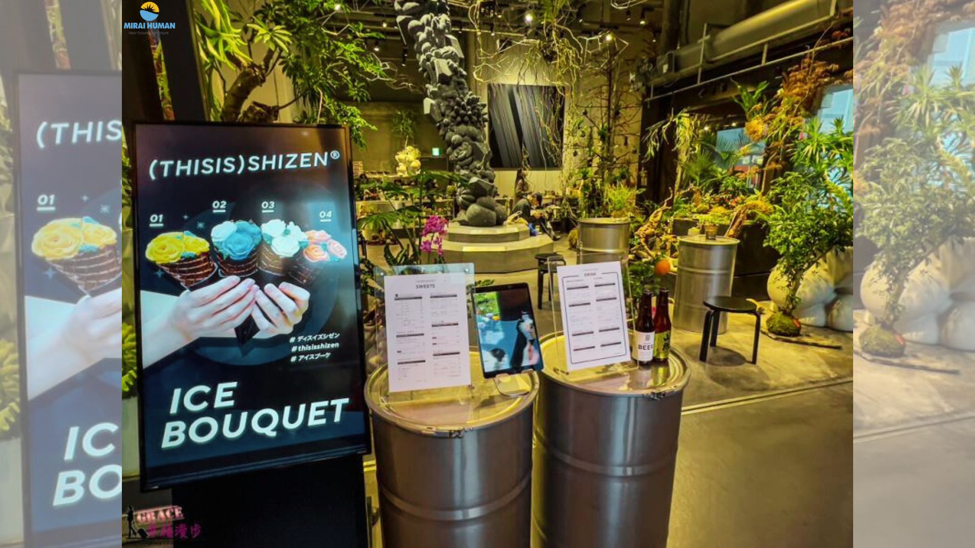 (THISIS)SHIZEN - Tiệm cafe với những bó hoa kem tuyệt đẹp