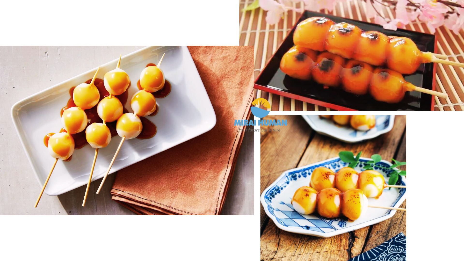 Các loại dango Nhật Bản